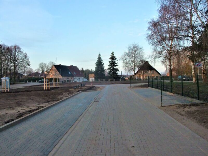 Ausbau Dorfplatz in der Gemeinde Stepenitztal, Ortsteil Mallentin ...